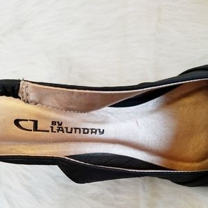 CL by Laundry | Shoes | Cl By Laundry Black Heels Sz 75 | Poshmark